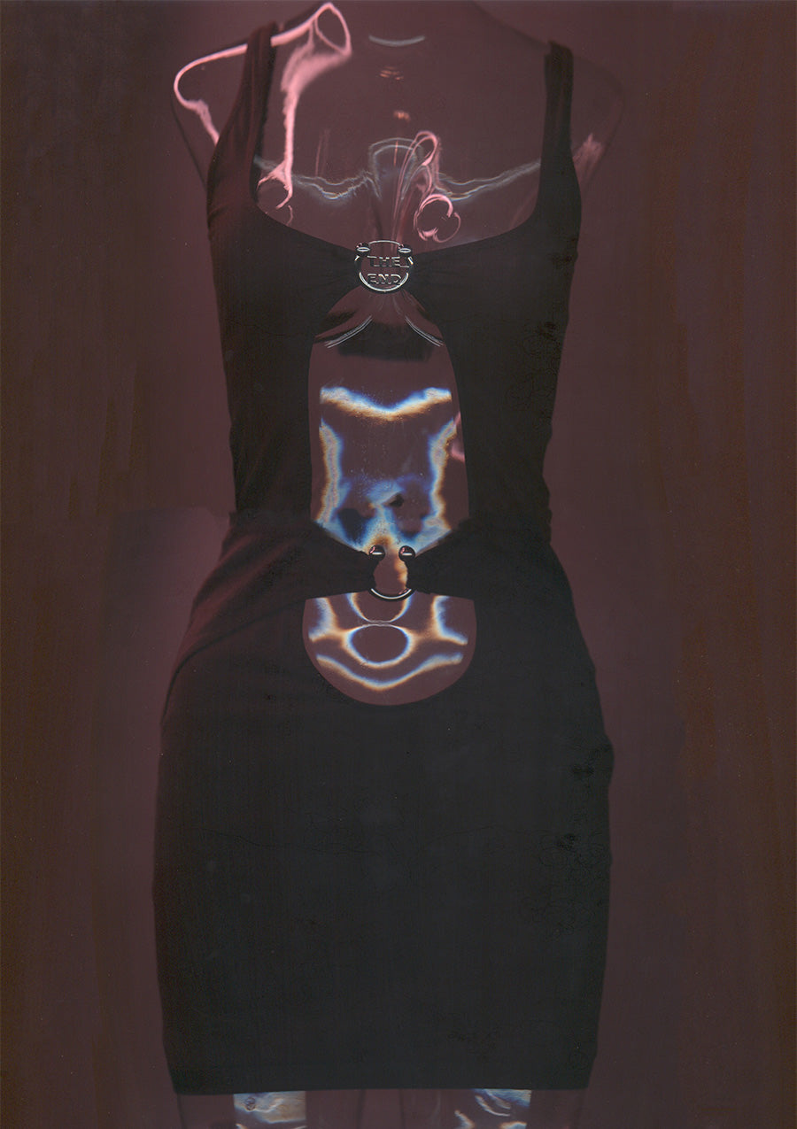 Greedy Backless Mini Dress In Black – The End Label